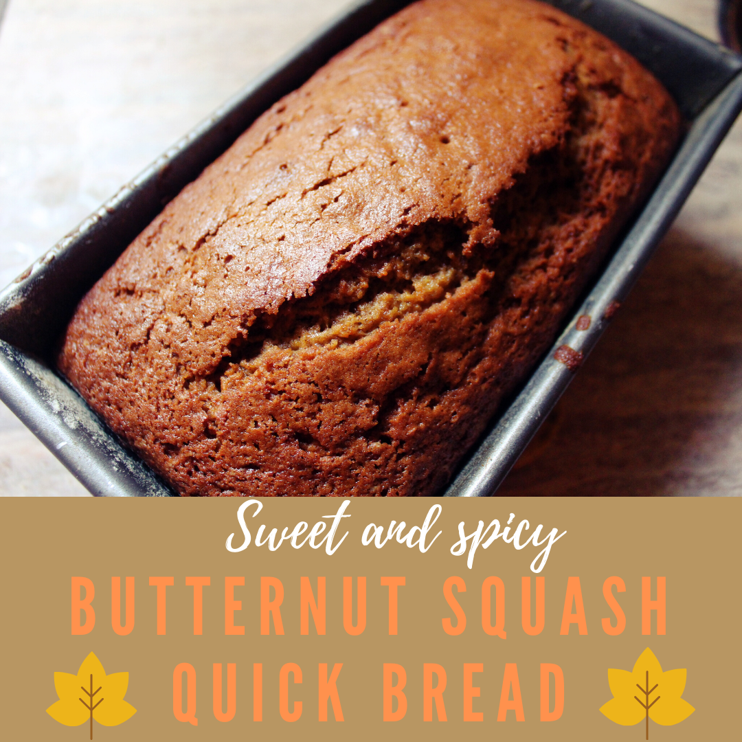 Like a warm blanket in bread form (Butternut Squash Quick Bread) - My ...