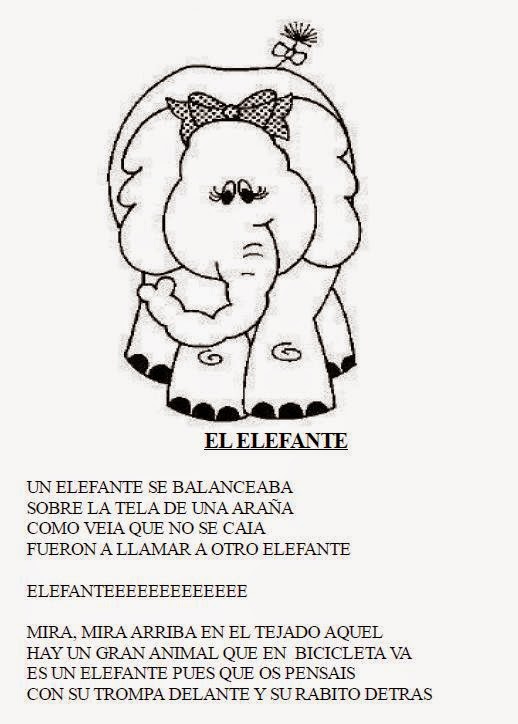 CANTORES INFANTILES: UN ELEFANTE SE BALANCEABA
