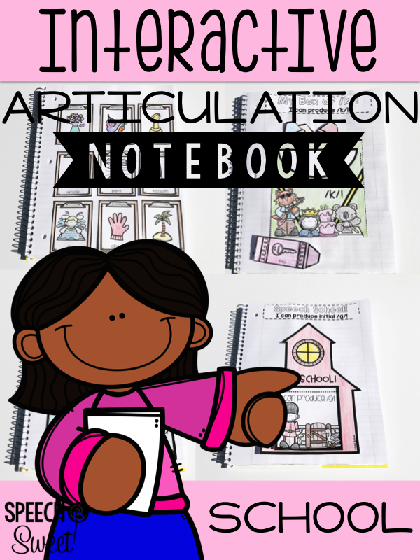School Themed Articulation Notebooks! - Speech is Sweet