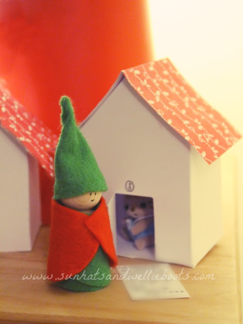 Sun Hats & Wellie Boots: DIY Paper Elf Houses - Perfect for an Advent ...