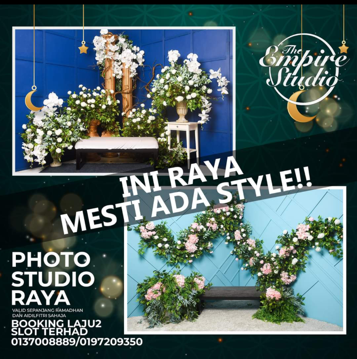Photoshoot Raya Nampak Cantik dengan The Empire Studio