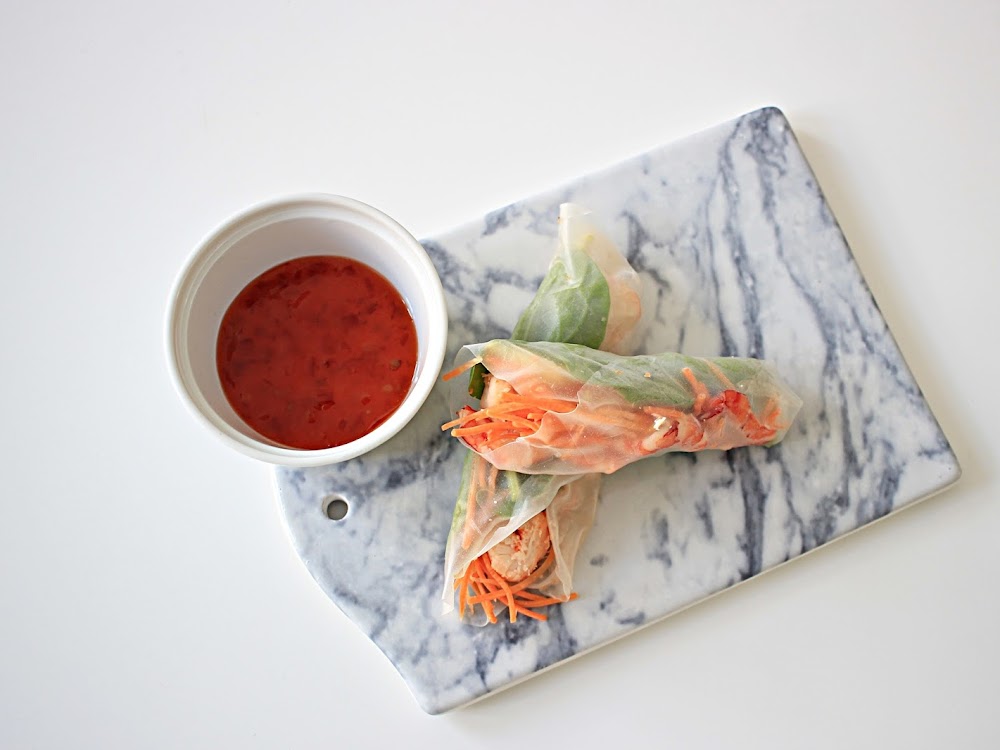 RECIPE | SHRIMP RICE PAPER SPRING ROLLS — Style and Sushi