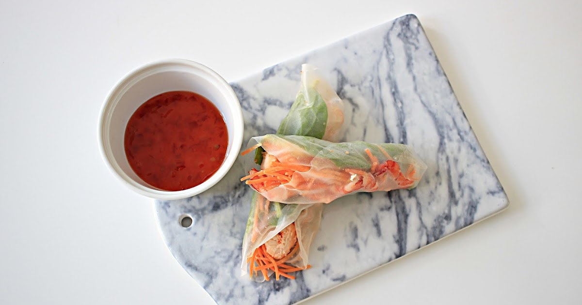 RECIPE | SHRIMP RICE PAPER SPRING ROLLS — Style and Sushi