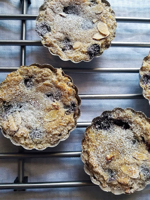 Blueberry Lemon and Lavender Frangipane #CakeSliceBakers