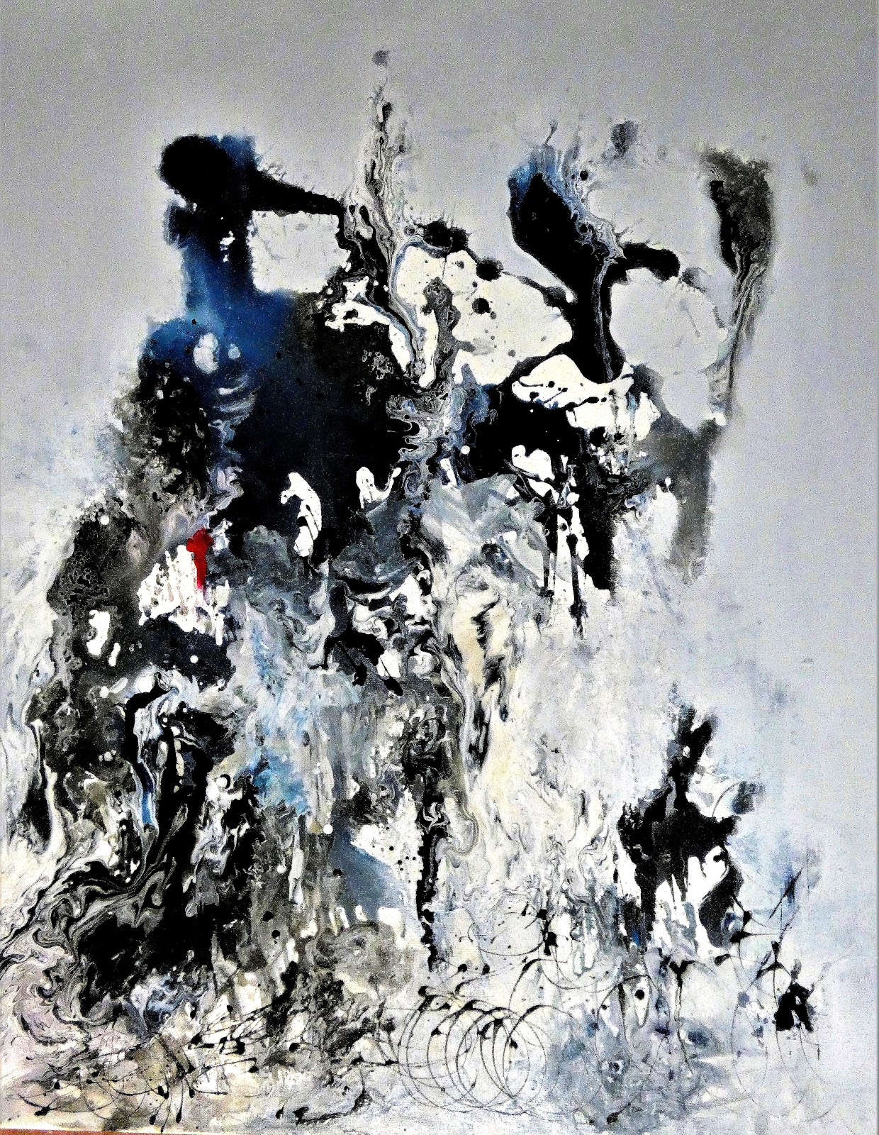 MIS CUADROS (Pintura abstracta): ABSTRACCIÓN BLANCO NEGRO Y .....4