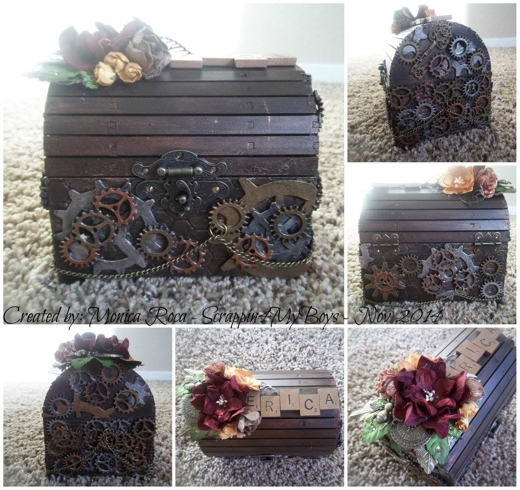 Steampunk Treasure Chest - Scrappin4MyBoys