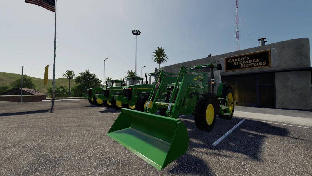 FS19 John Deere 843 Loader v1.0 - FS 19 & 22 USA Mods Collection