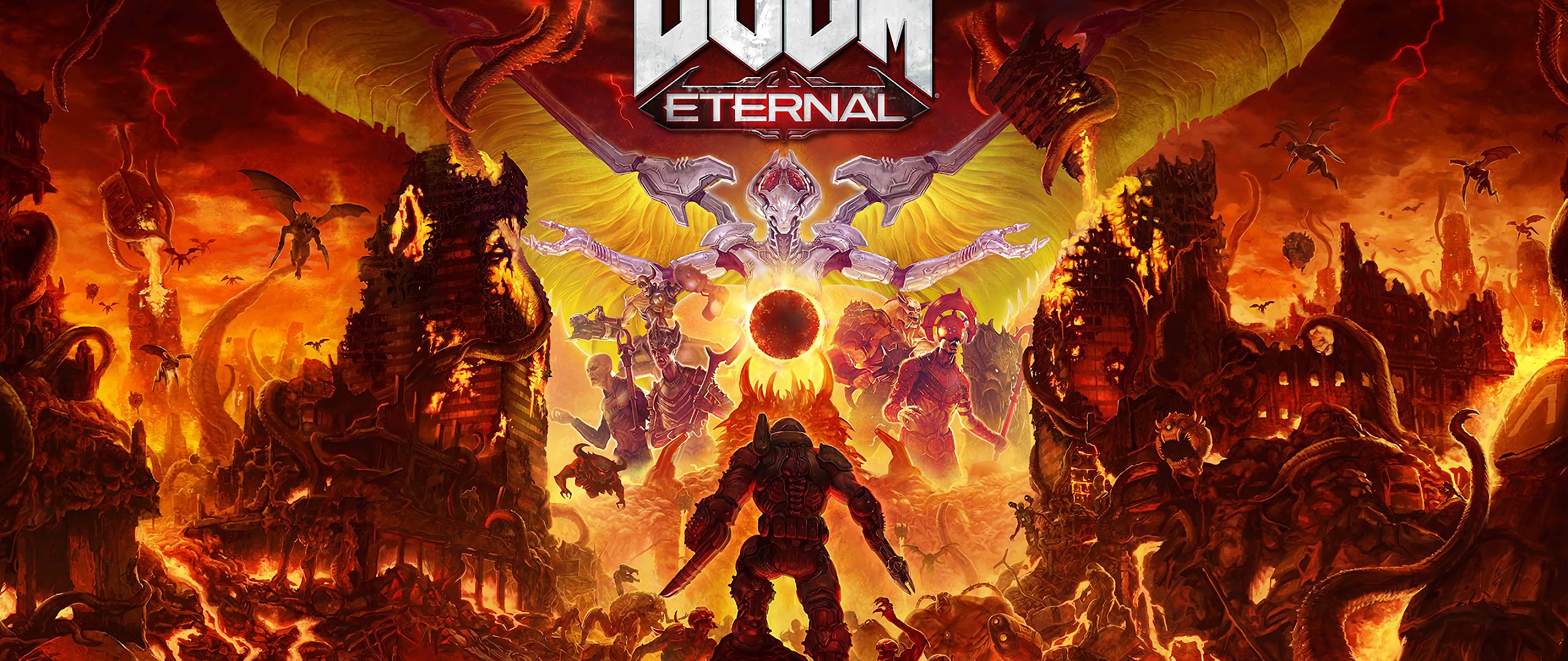 Doom Eternal, Doomguy, Monsters, Poster, 4K, #32 Wallpaper iPhone Phone