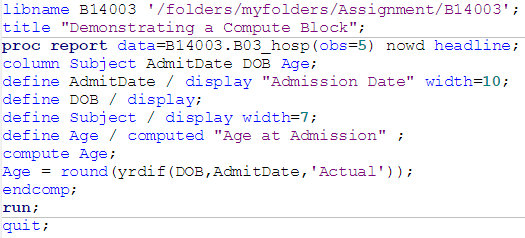 SAS Programs : SAS programs/ exercises - Chap 15, 17 and 20 (Learn SAS ...