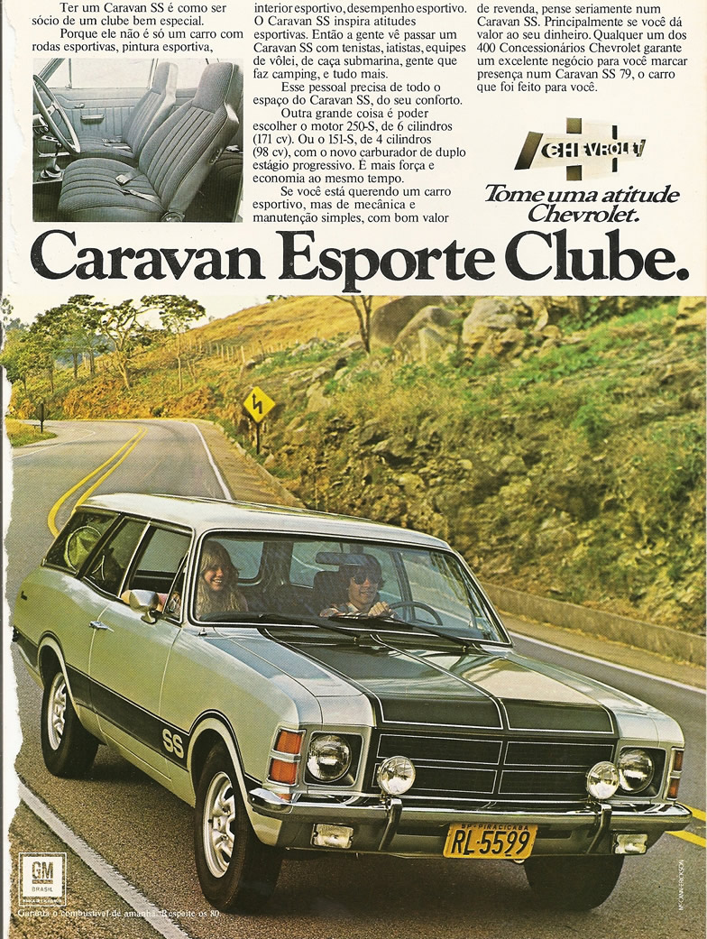 Chevrolet Caravan - 1979 - Propagandas Históricas | Propagandas Antigas