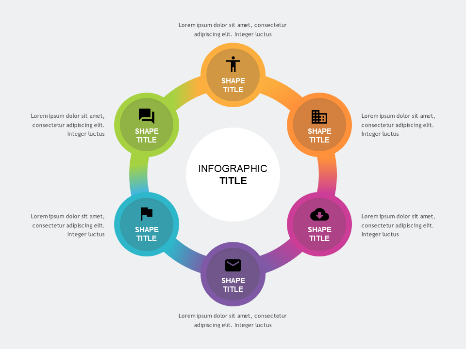 Gradient Ring Circle Rotation PowerPoint Templates - PowerPoint Free
