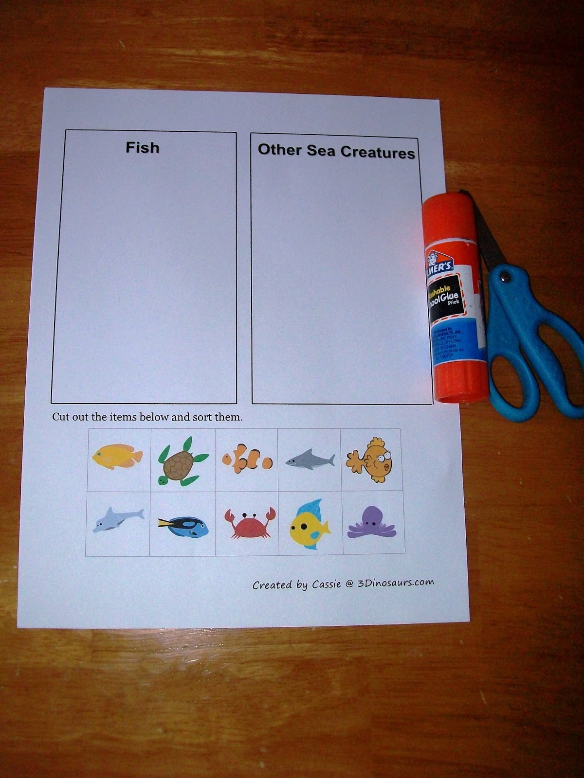 Fish Unit with Free Printables - Every Star Is Different