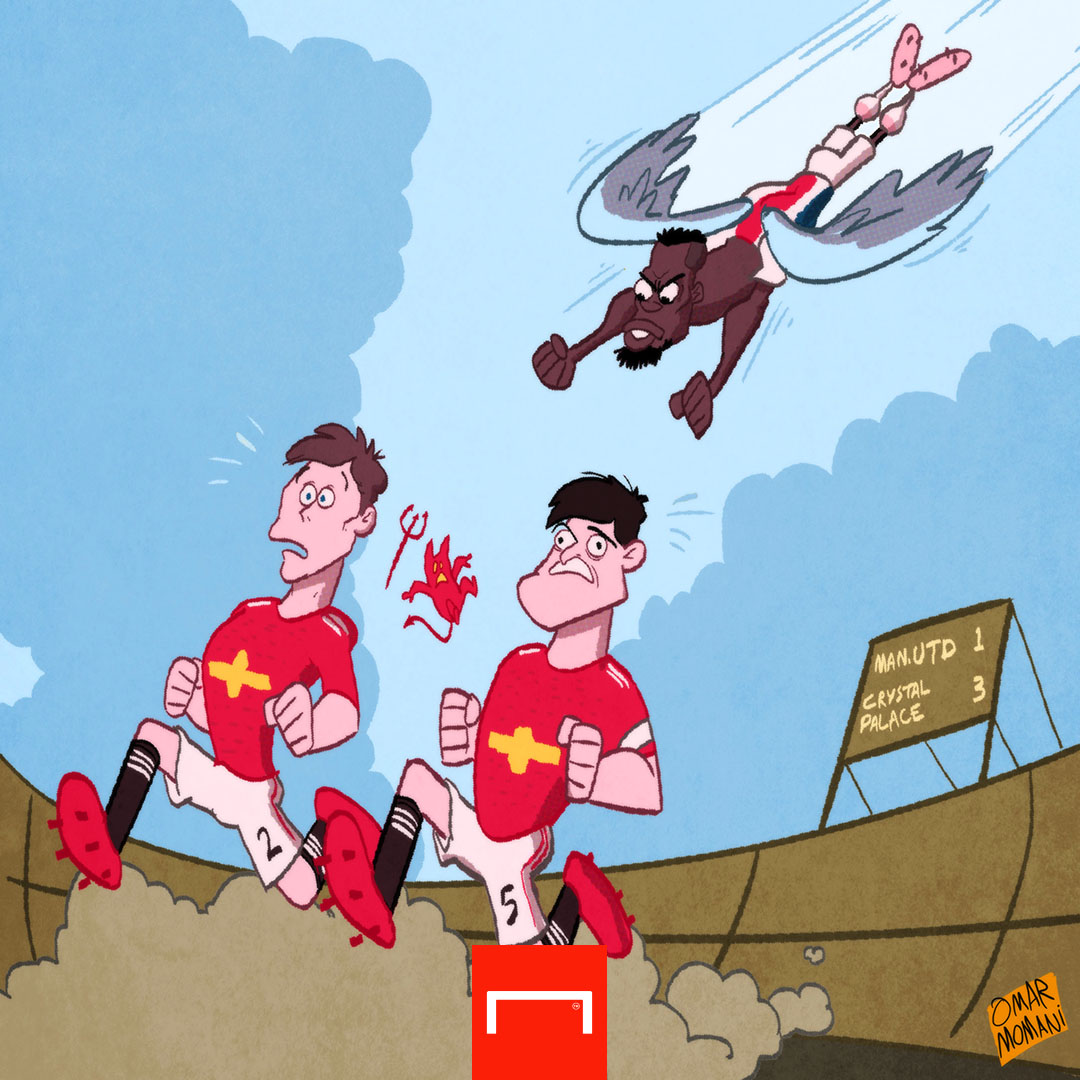 Omar Momani cartoons: Harry Maguire