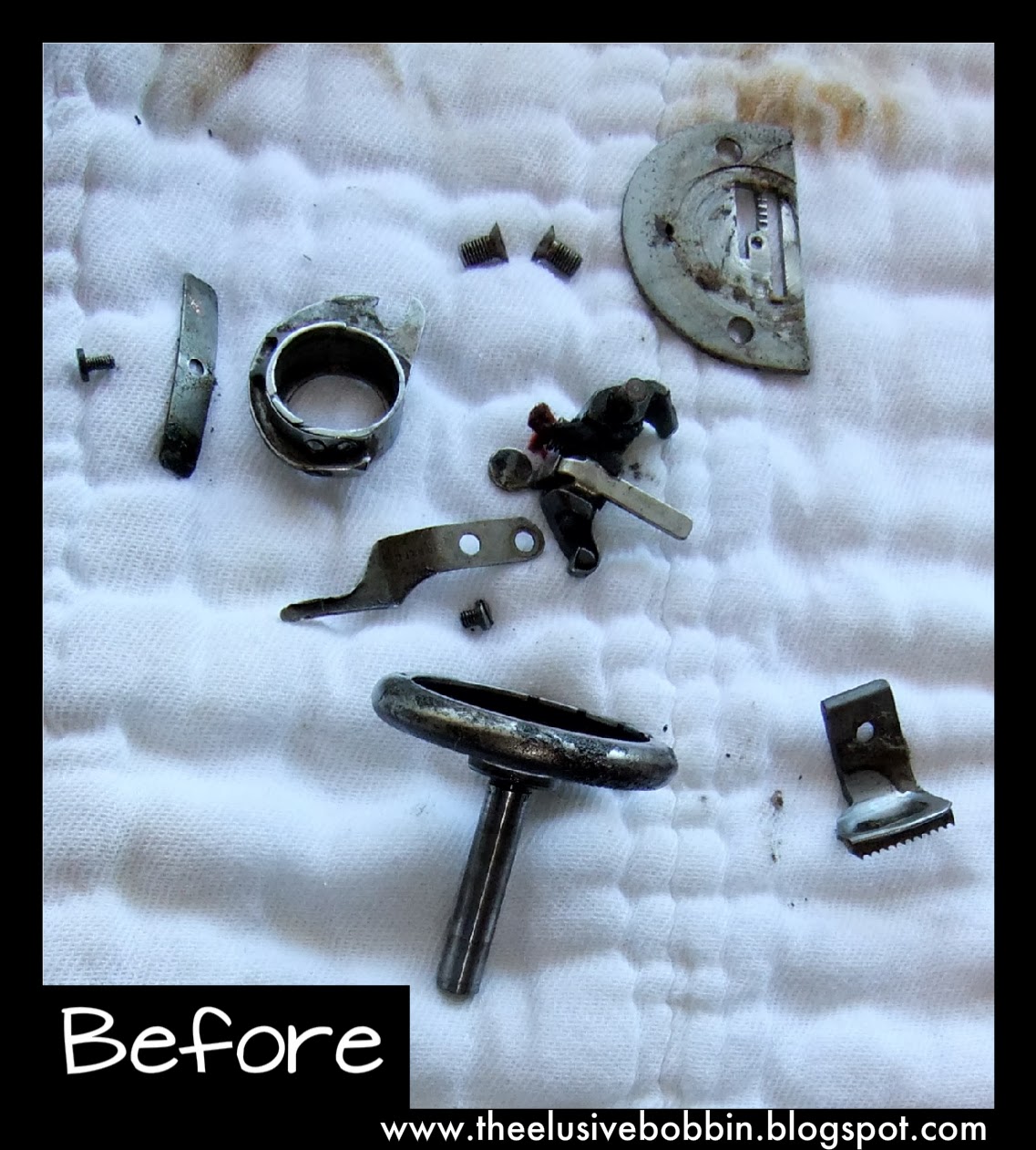 The Elusive Bobbin: 1927 Singer Model 66 Restoration Pt. 5 - Removing ...