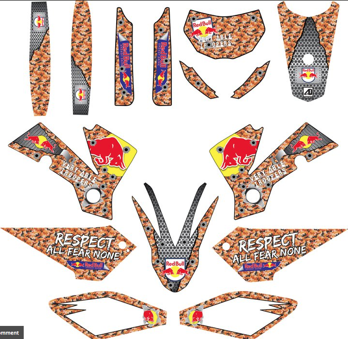 DTM 150 Decals - SuperXmoto | SuperMoto