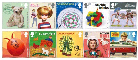 Royal Mail Classic Toys Stamp Collection