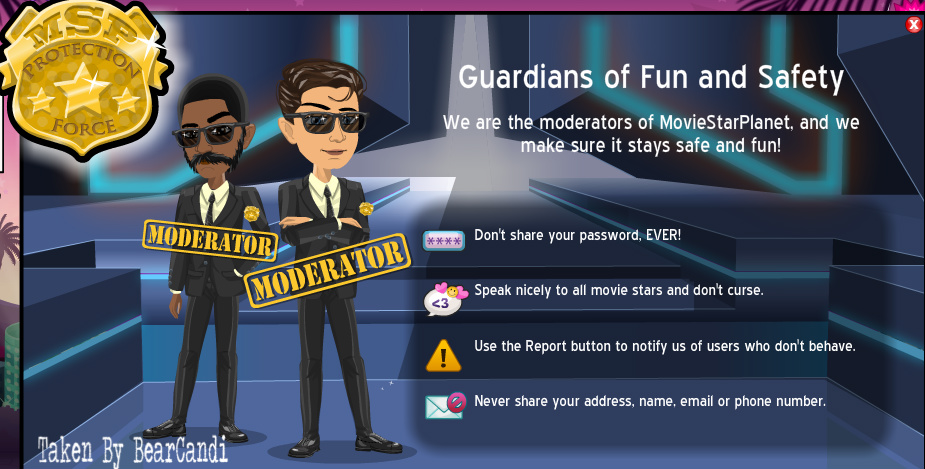 MovieStarPlanet Blog ☺: MSP Protection / Safety