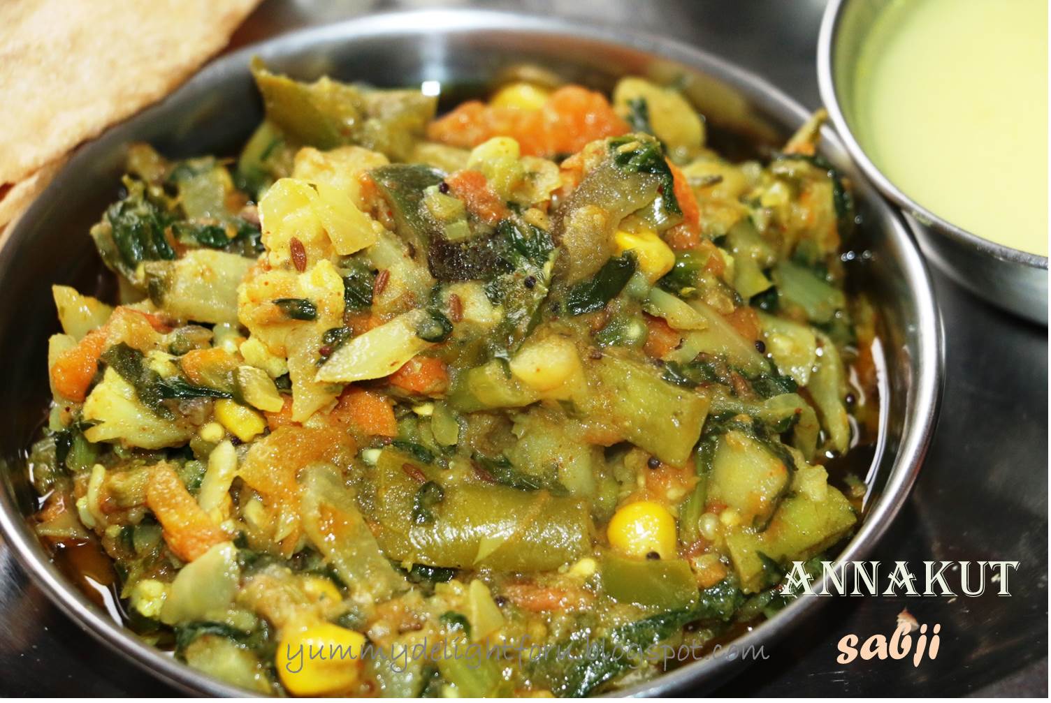 yummy delight for u: Annakut recipe/How to make Annakoot for Goverdhan puja