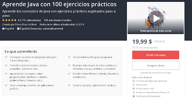 Aprende Java con 100 ejercicios prácticos | Sovos