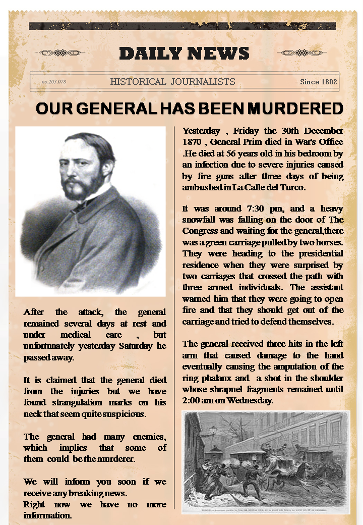The Historical Newspaper Project: HISTORICAL JOURNALISTS - UNIT 3