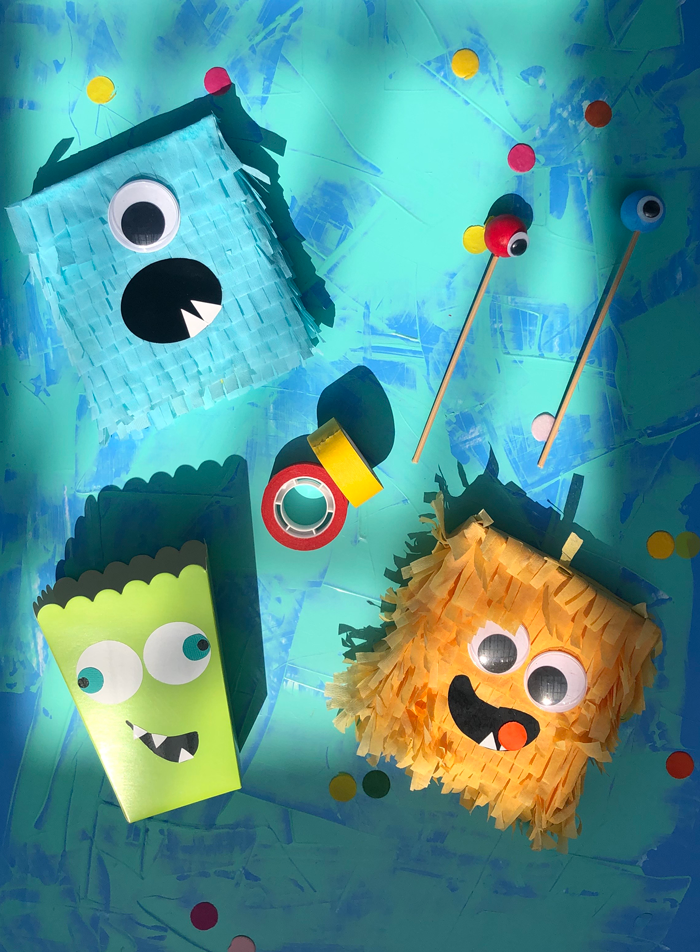 Valentina Vaguada: Cute Monsters Mini Piñatas