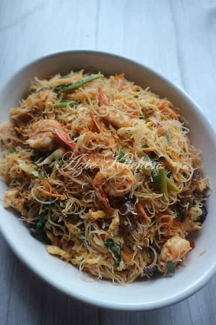 Singapore Mee Hoon Yang Sedap - Azie Kitchen