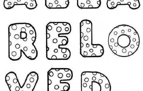 Bubble Alphabet Coloring Pages ~ Coloring Pages