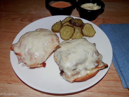 Open Face Dinner Roll Sandwiches