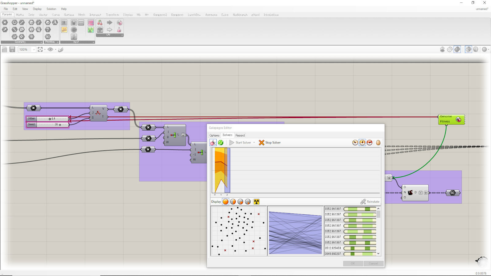 Parametric Design Labo For Automotive Design 【grasshopper 20】galapagos