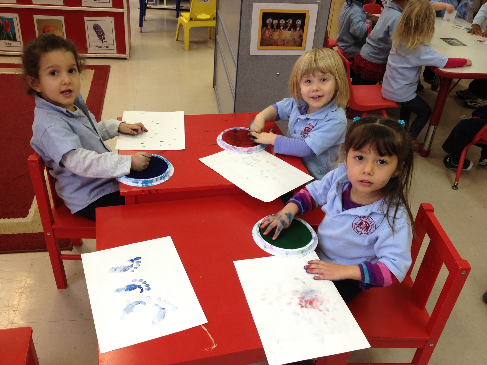 HH Preschool Class Reflections: Stamp Pad Art Activity