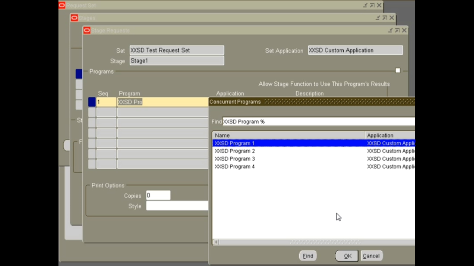 How to create Request Set in Oracle