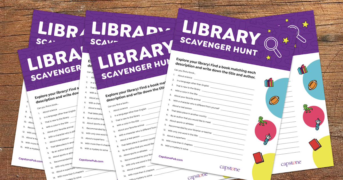 The Library Voice: A Library Scavenger Hunt Activity Using Capstone ...