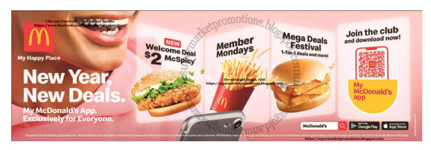 McDonald's New Year, New Deals Promotion 31 December 2020 ~ Supermarket ...