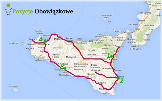 Samochodem dookoła Sycylii ~ Pozycje Obowiązkowe