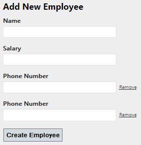 Nested Collection Models in MVC to Add Multiple Phone Numbers - Part 2