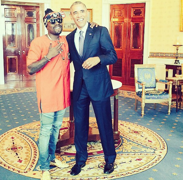 PHOTO: MMG rapper Wale meets with barrack obama in native attire ...