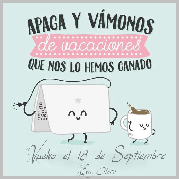 SILUETAS INFANTILES EVA OTERO: ME VOY DE VACACIONES, UN BESITO A TOD@S!!!!