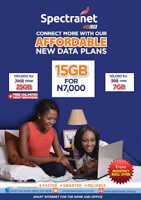 Spectranet Re-introduces N7, 000 Data Plan