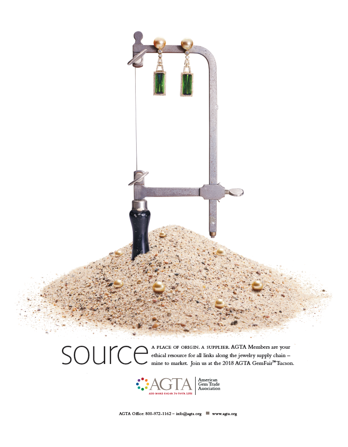 Agency Squid American Gem Trade Association art & design print ads