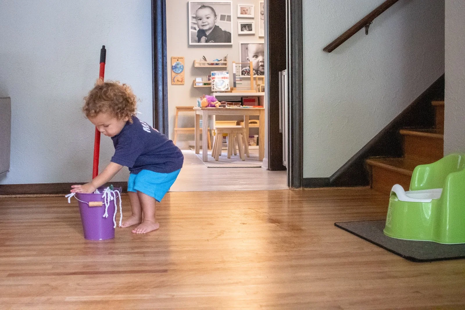 Montessori Practical Life for Toddlers: Mopping