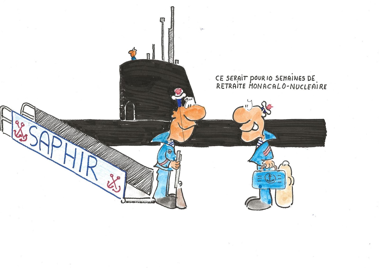 La Marcophilie navale: Humour dans le carré par Donec : Deux héros ...