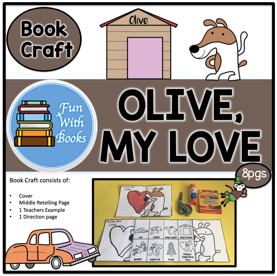OLIVE, MY LOVE BOOK CRAFT ~ Book Units by Lynn