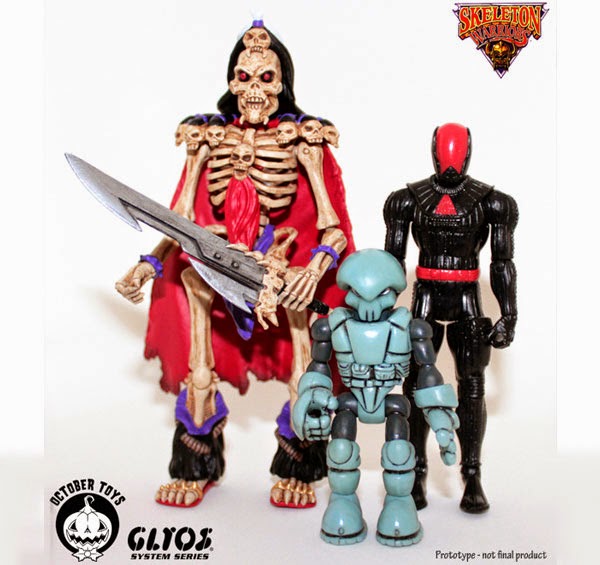 "Skeleton Warriors" Action Figures by October Toys on Kickstarter