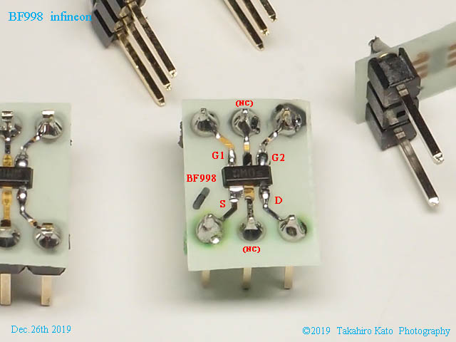 Radio Experimenter's Blog: 【部品】BF998 Europian Dual Gate MOS-FET