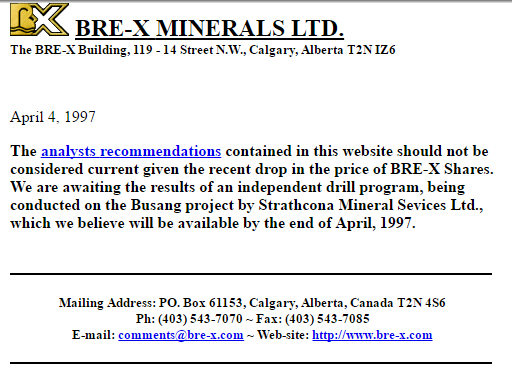 Geo Gold Emmons: Bre-X the Gold Scam and Hollywood's Film Version 20 ...