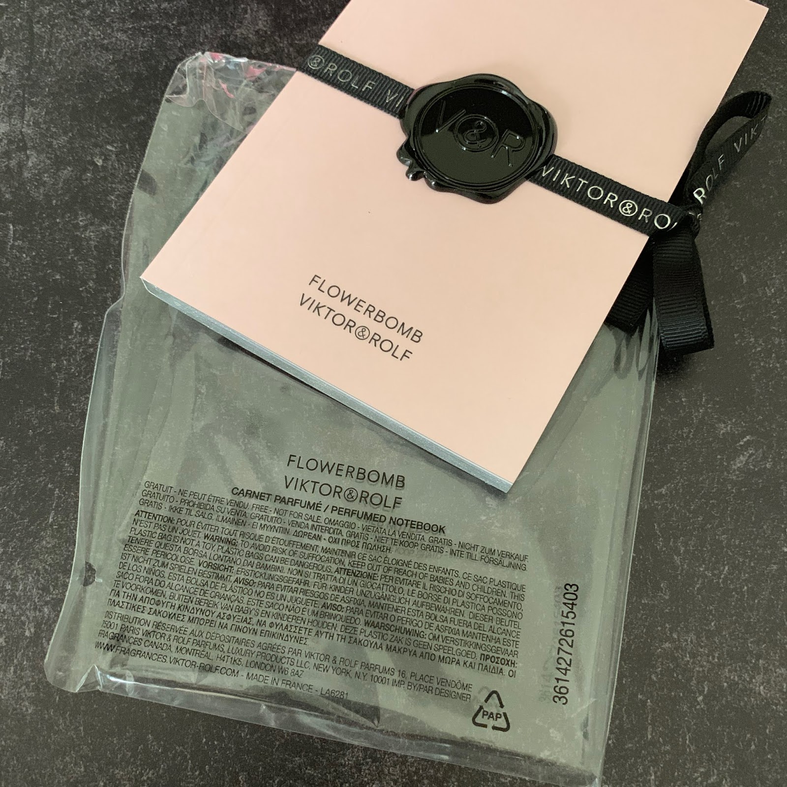 Viktor & Rolf Flowerbomb Scented Notebook | A Very Sweet Blog