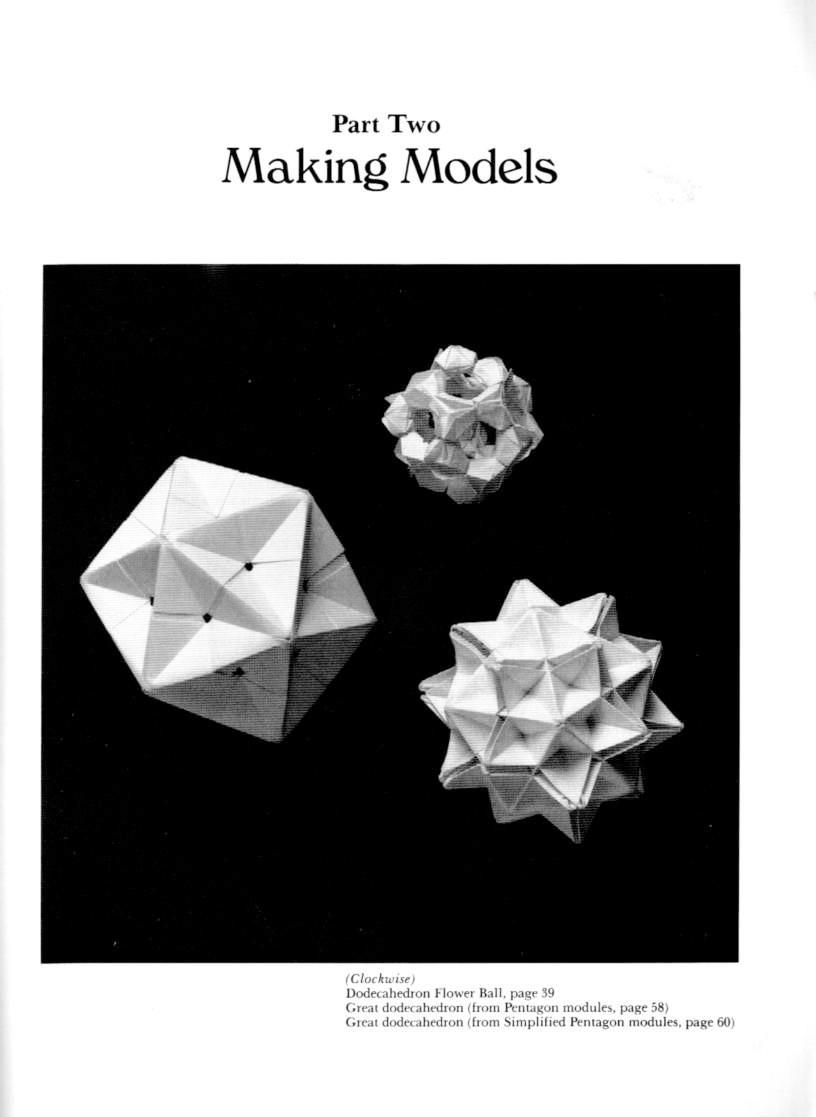 Origami 3D Geometric Modular Polyhedra - Ruby Book Origami