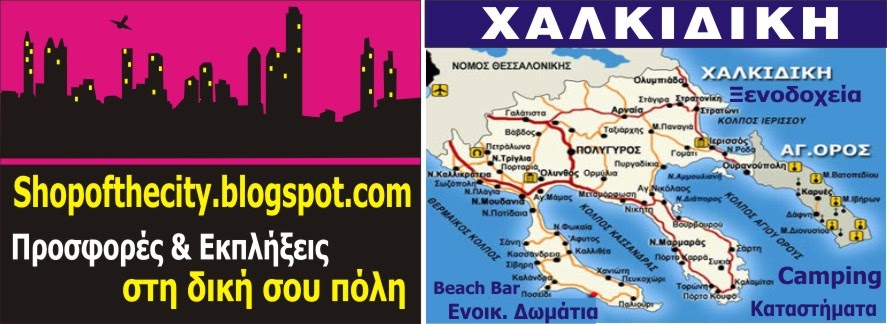 SHOP OF THE CITY: ΧΑΛΚΙΔΙΚΗ