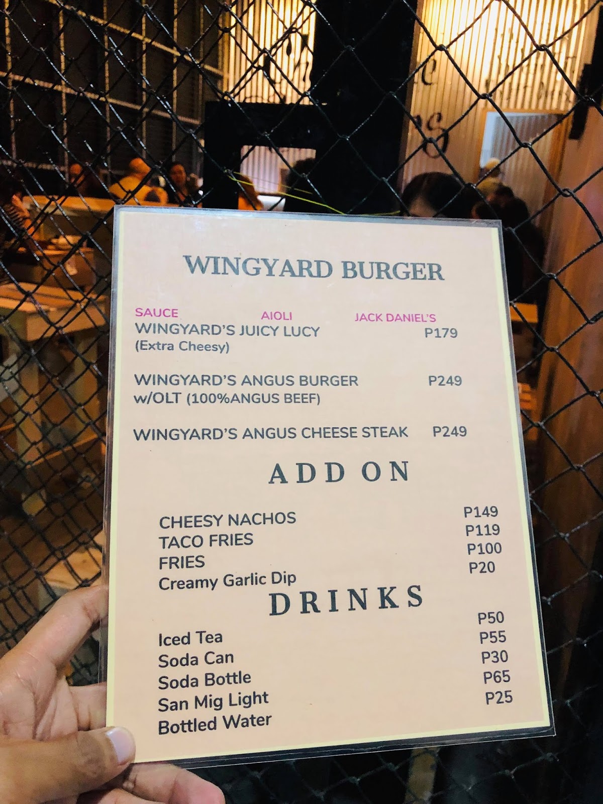 Eats!: The Wingyard (unlimited chicken wings)