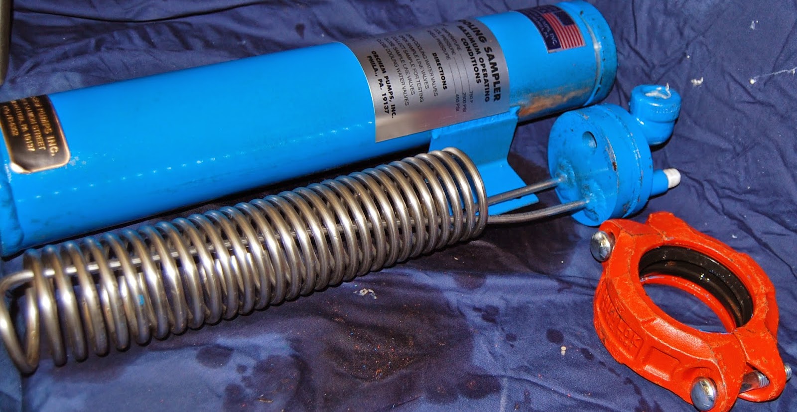 Orchem Pumps: Boiler Sample Cooler with removable coil